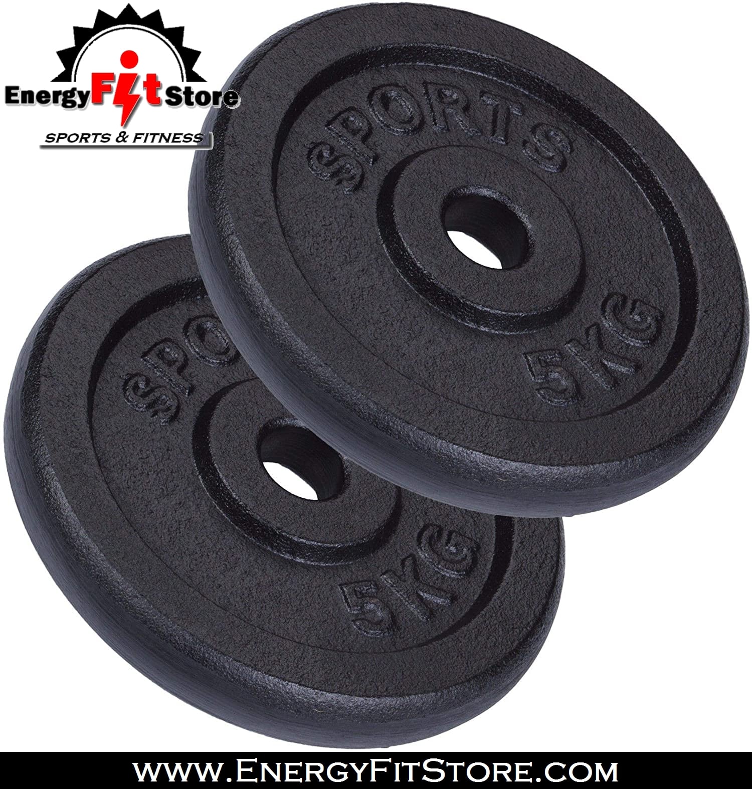 Disque De Musculation En Fonte 5 kg - Energy Fit Store